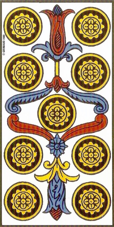 Arcanos Menores. Los números. Oros | Tarot: El camino del Loco